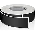 Amazon.com : Black Rectangle Stickers 3 x 1 Inch Color Coding Labels ...