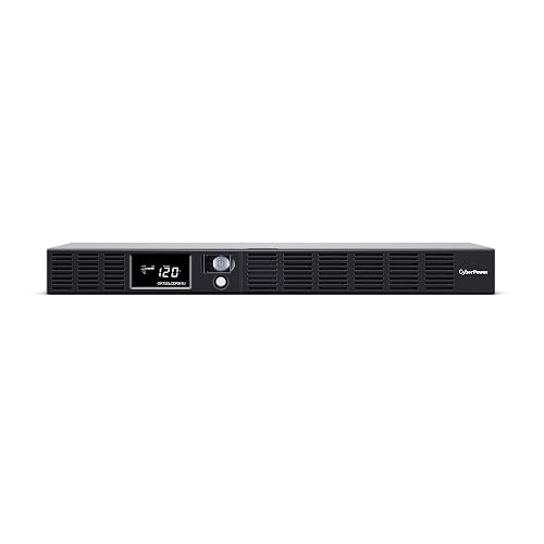 CyberPower OR700LCDRM1U Smart App LCD UPS Battery Backup and Surge ...