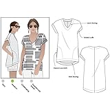 Amazon.com: Style Arc Sewing Pattern - Gem Knit Tee (Sizes 04-16 ...