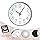 TOHOOYO Wall Clock, 12 ''Non-ticking Silent Quartz Decorative Clocks ...