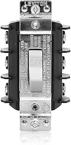 Leviton MS302-DSW 30 Amp, 600 Volt, Double-Pole, Single Phase AC Manual ...