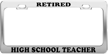 Amazon.com: Product Express Retired HIGH School Teacher License Plate ...