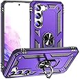 Amazon.com: Dionsibei Military Grade Drop Impact for Samsung Galaxy S24 Case 360 Metal Rotating ...
