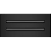 BUILDMART - 10x10 Modern AC Vent Cover - Decorative Black Aluminum Air ...
