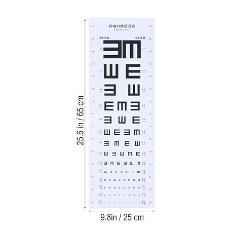 Mua iplusmile Eye Charts for Eye Examinations, Visual Test Card, Thick ...