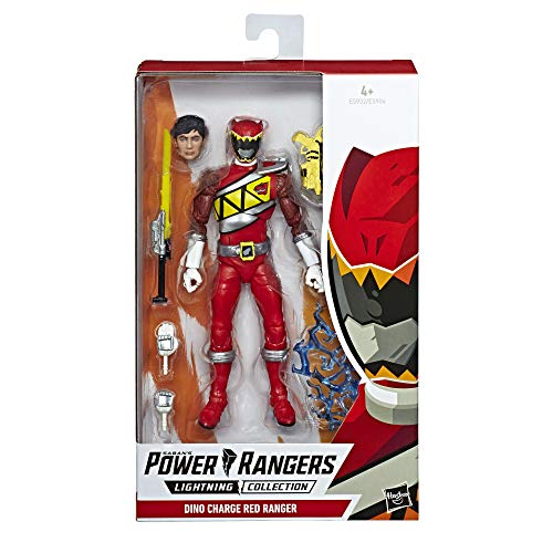 Power Rangers Hasbro Toys Lightning Collection 6-Inch Dino Charge Red ...