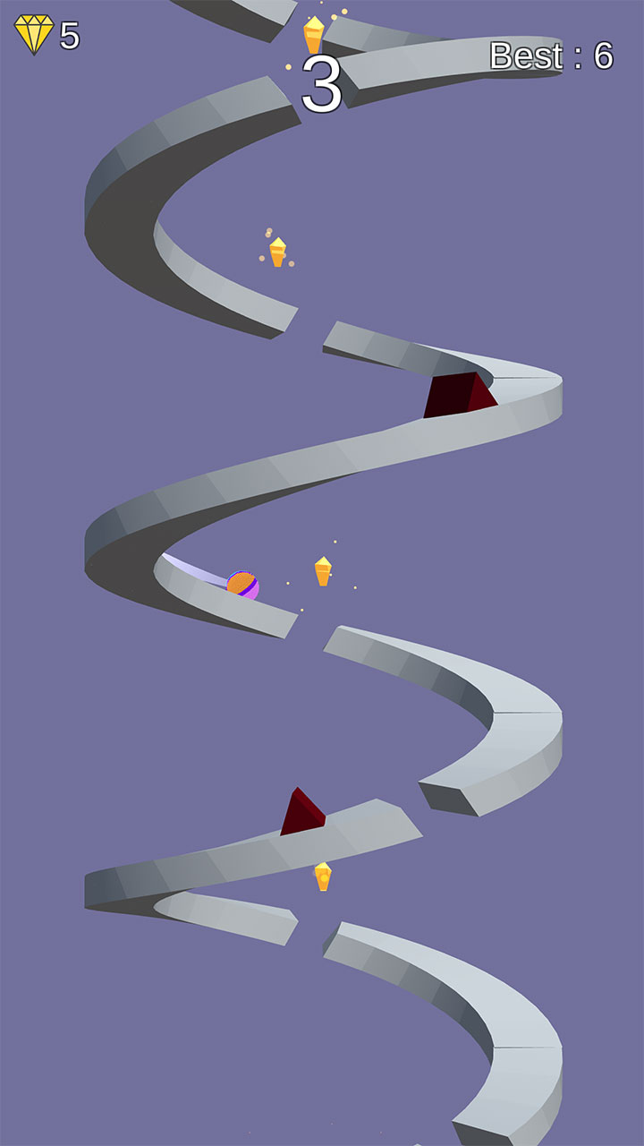 Helix Spiral Jump Game Pro: An Addicting and Colorful Journey down through the Spiral Tower ...