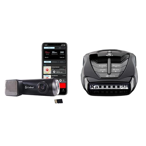Cobra Smart Dash Cam (SC 100) - Full HD 1080P Resolution & RAD 480i ...