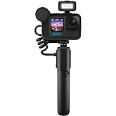 Amazon.com : GoPro HERO12 Black Creator Edition - Includes HERO12 Black , Volta (Battery Grip ...