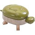 Amazon.com: Kelendle Animal Footstool Turtle Upholstered Ottoman PU ...