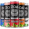ZOA Sugar Free Energy Drink Bundle - All Zero Sugar Flavors 12 Fl Oz ...