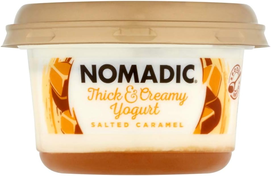 Nomadic Salted Caramel Thick & Creamy Yogurt, 160g: Amazon.co.uk: Grocery