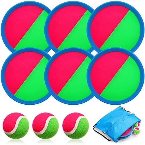Toss and Catch Ball Set, Toss and Catch Paddle Game, Catch Game Toys ...