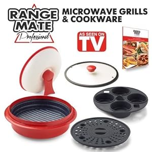 Amazon.com: Range Mate Pro Nonstick Microwave 5-in-1 Grill Pot/Pan ...