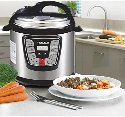 سعر Procila Electrical Pressure Cooker, Rice Cooker, 7 In 1 With Mandi ...