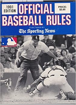 Official Baseball Rules: Sporting News: 9780892043859: Amazon.com: Books