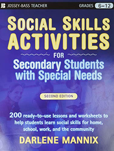 Social Skills Activities For Secondary Students With Special Needs 