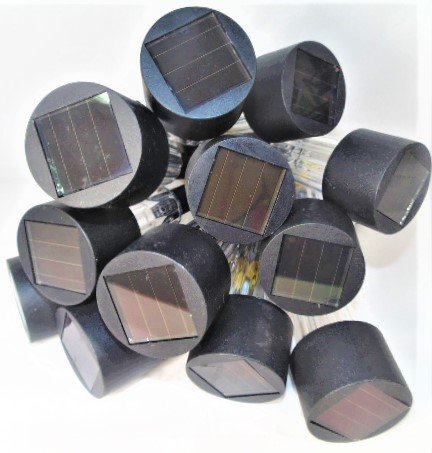 Buy Solar Powered LED Lights A Set Of 12 For Outdoor Landscape Gardens ...