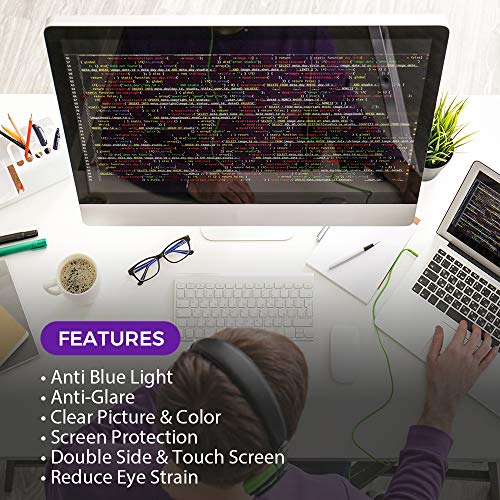 Waryong Blue Light Blocking Screen Film for 22 Inch(18.7"x11.7 ...