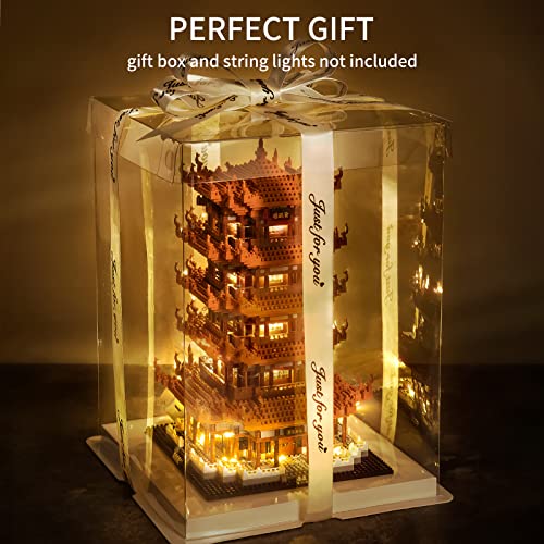 Micro Building Blocks Mini Blocks Yellow Crane Tower Building Sets ...