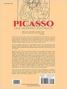 Amazon.com: Picasso Line Drawings and Prints (Dover Fine Art, History ...