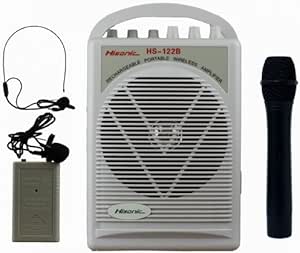 Amazon.com: HISONIC HS120BT HL Portable PA System with Wireless ...