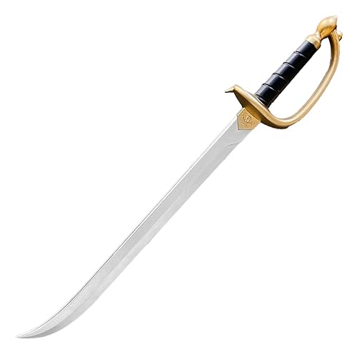 Caribbean Pirate Sword Prop with Sheath for Cosplay, LARP, Costume ...