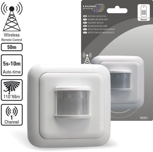 Home Easy HE851 Remote Control PIR Motion Detector Wall Switch – BigaMart