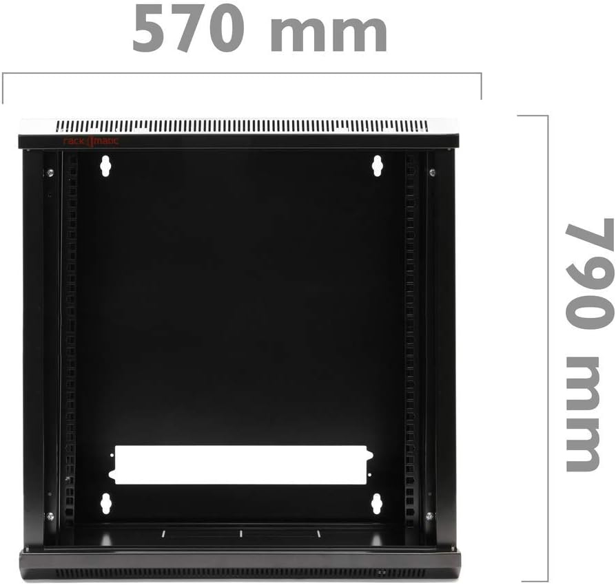 Server rack cabinet 19 inch 15U 570x300x790mm wallmount SOHORack ...