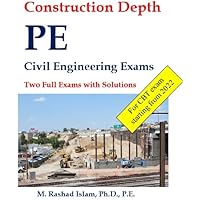 Amazon.com: Construction Depth PE Civil Engineering Exams - Two Full Exams with Solutions ...