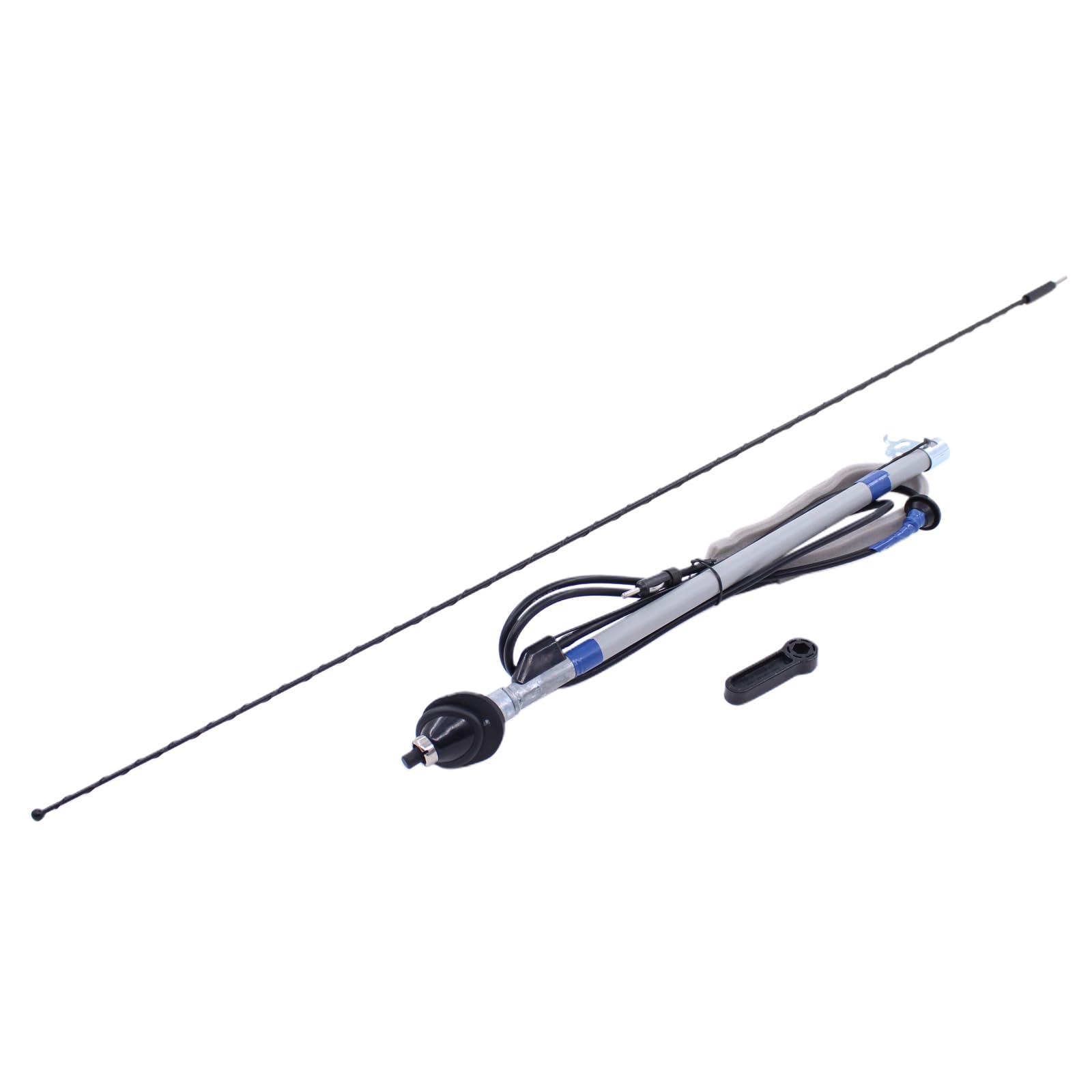Motoku Manual Antenna Assembly With Cable Base Bezel Nut Kit For Toyota
