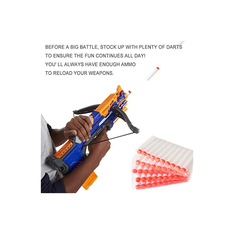 Bala Nerf Elite 200 pcs 7.2cm DEWEL Balas Básicas de NERF Son ...