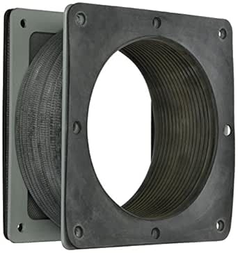 Hoffman F66WFF Wireway, Rubber/Steel, Flexible Fitting, 6.00" x 6.00 ...