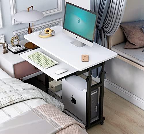 Movable Side Table, Mobile Desk Table Laptop Computer Stand Desk ...