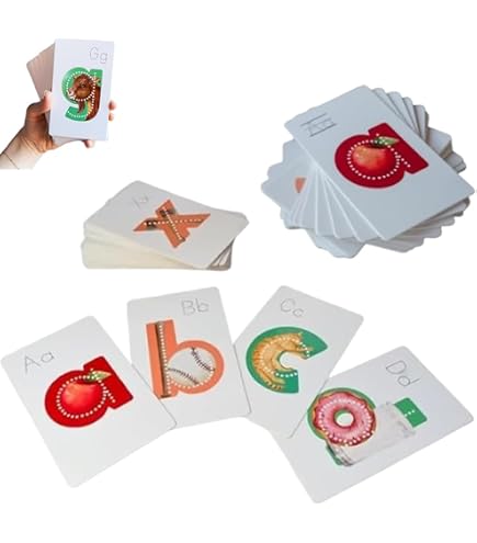 Reading Flip Books Preschool Alphabet Learning Tool - 26 ABC Flashcards ...