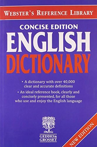 سعر Websters Concise English Dictionary فى السعودية | بواسطة امازون ...