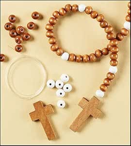 Amazon.com: Autom Rosary Craft Kit 24/Pk : Arts, Crafts & Sewing