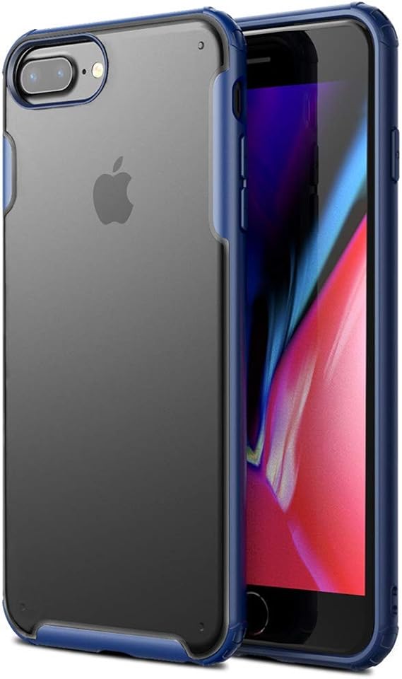 Funda para teléfono móvil compatible con iPhone 8 Plus, transparente ...