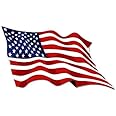 Amazon.com: Waving American Flag Sticker : Sports & Outdoors