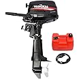 Amazon.com: BJTDLLX 4 Stroke Outboard Motor, 123CC 6.5HP Boat Motor Boat Engine Motor, Heavy ...