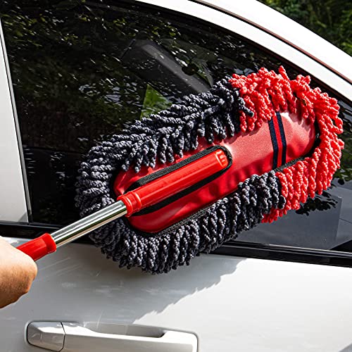 Soft Microfiber Car Duster Exterior Scratch Free Multipurpose Duster ...