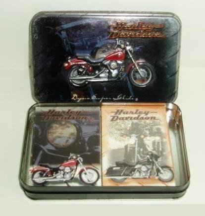 Harley Davidson Dyna Super Glide Motor Cycles Playing Cards 2 - Want It All