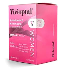 Amazon.com: Vivioptal Women 90 Capsules - Multivitamin & Multimineral ...