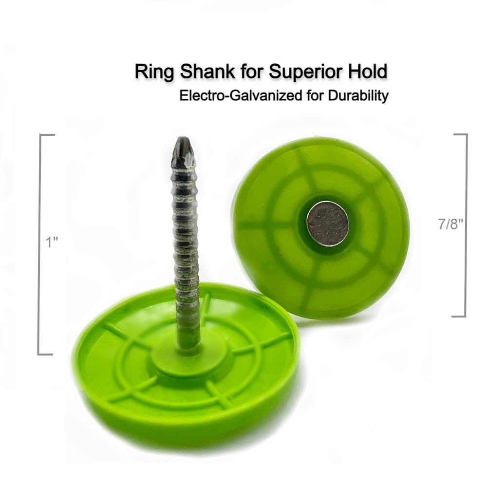 Mua MLV Cap Nails, 1-inch, for Installation of Mass-Loaded Vinyl Noise ...