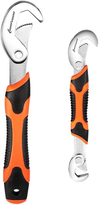LXB 2Pcs Multi-Function Magic Wrenches, Chrome Vanadium Steel Manual ...