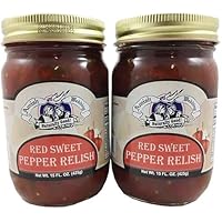 Amazon.com : Amish Wedding Red Sweet Pepper Relish 15 Ounces (Pack of 2 ...