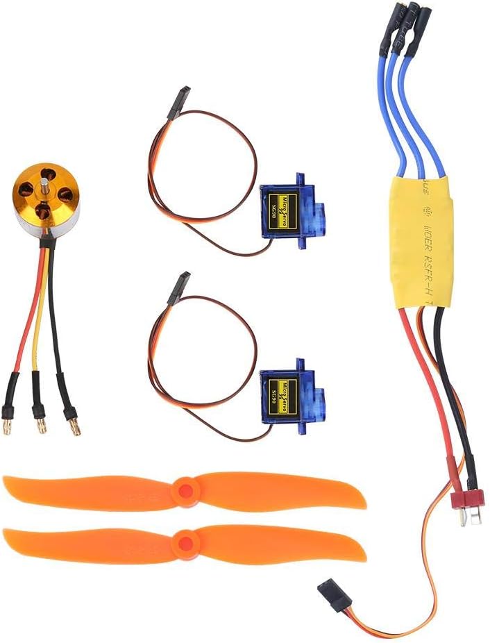 Vbest life A2212 2200KV Brushless Motor 30A ESC SG90 9G Micro Servo 6035 Propeller for RC Fixed ...