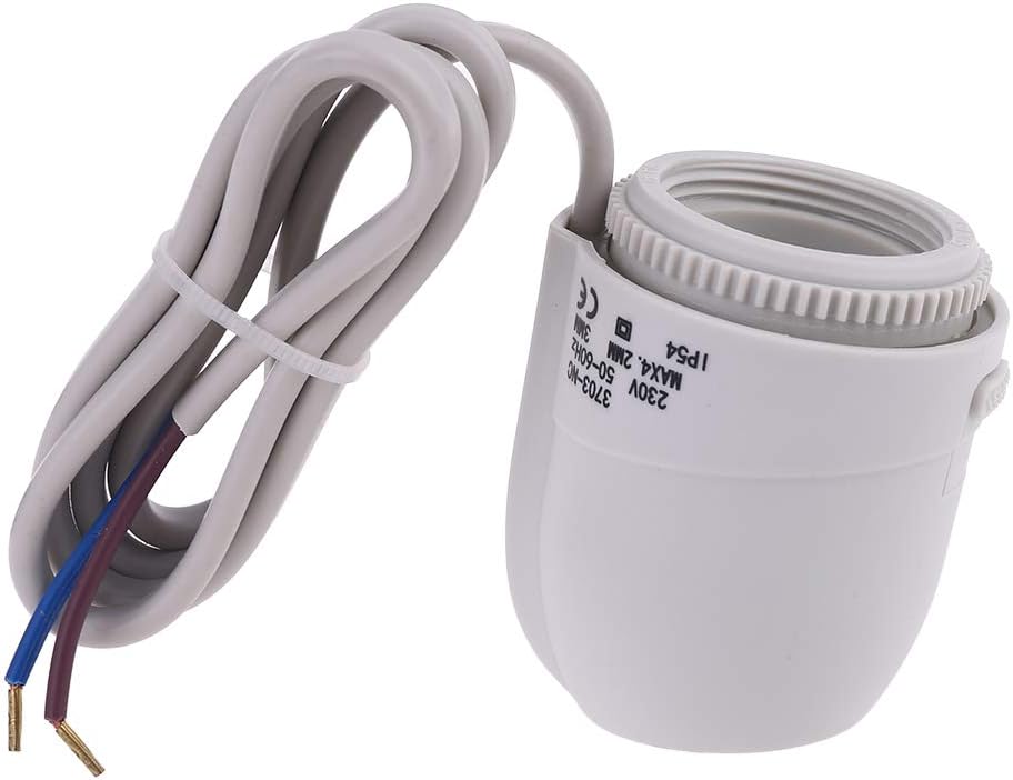 NOWON Actuador eléctrico térmico Normalmente Abierto y Cerrado de 230 V 2 W para colector de ...