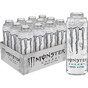 Amazon.com : Monster Energy Zero Ultra, 24 ounce (Pack of 12) : Grocery ...