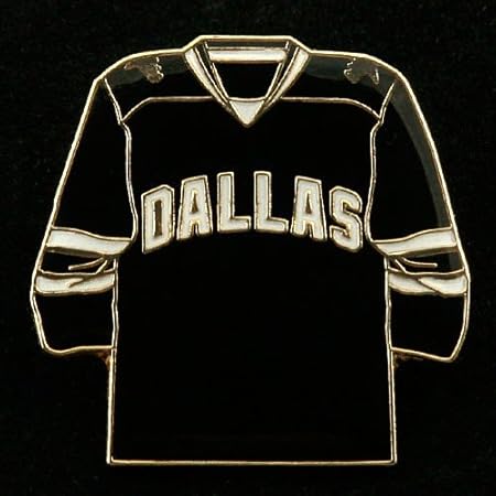 Amazon.com : NHL Dallas Stars Team Jersey Pin : Sports Related Pins ...